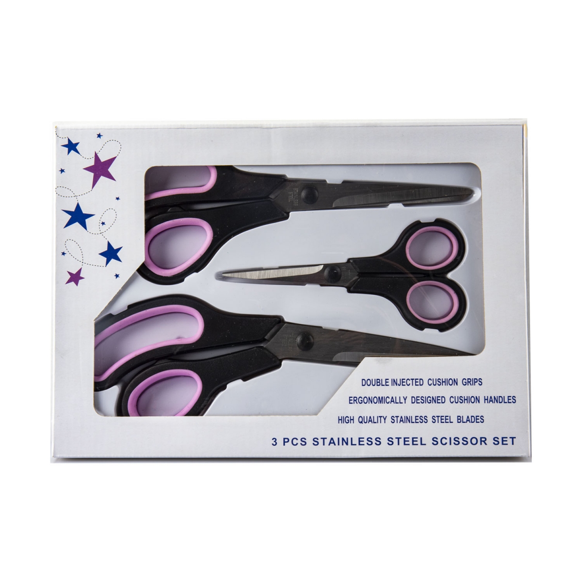 3 Piece Stainless Steel Scissor Set - Eastman Cutting Machines Ltd